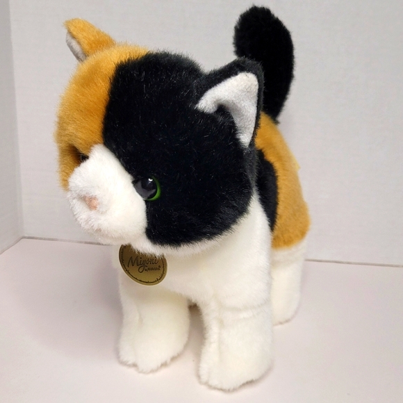 Miyoni | Toys | Miyoni Calico Cat Realistic Plush Stuffed Animal Like ...